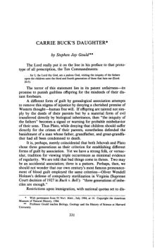 CARRIE BUCK'S DAUGHTER* - University of Minnesota - Guset User Flip PDF ...