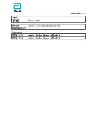 8P72-01 Alinity c Carbon Dioxide Calibrator Kit - katiz54 Flip PDF ...