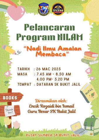 Buku Program Majlis Pelancaran Program NILAM 2025