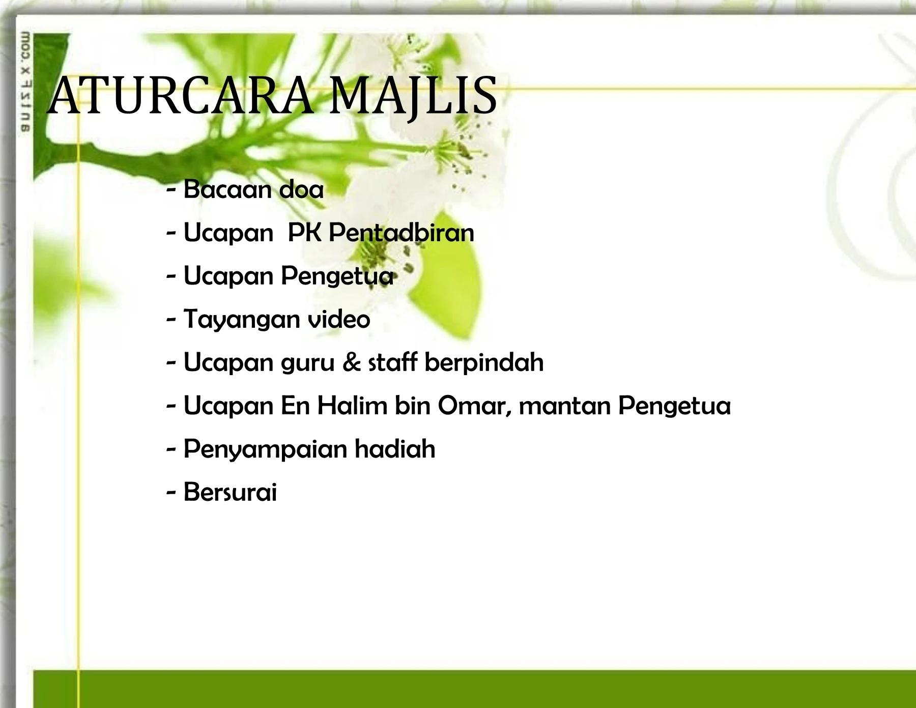 MAJLIS MERAIKAN PERPINDAHAN GURU SMKSSS 2021