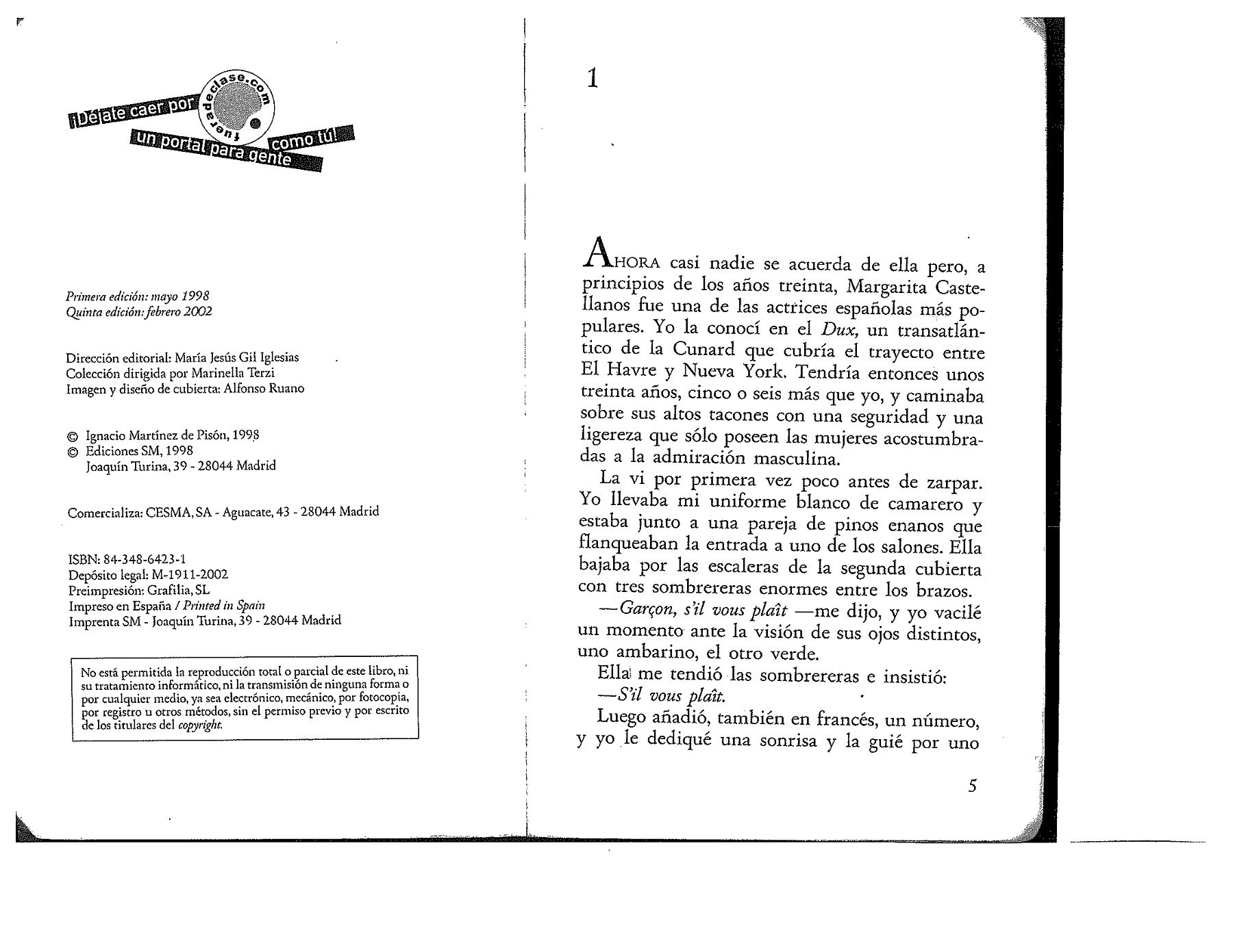 1999 El Libro De Texto Del Viaje Americano
