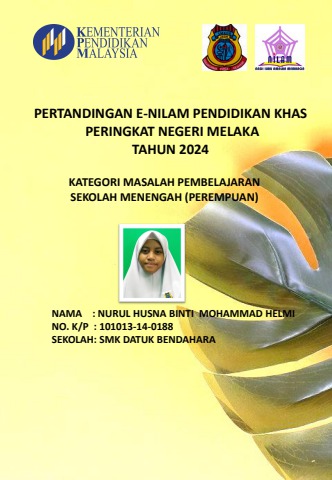 Folio e Nilam Pendidikan Khas SMK Datuk Bendahara - susri Flip PDF ...