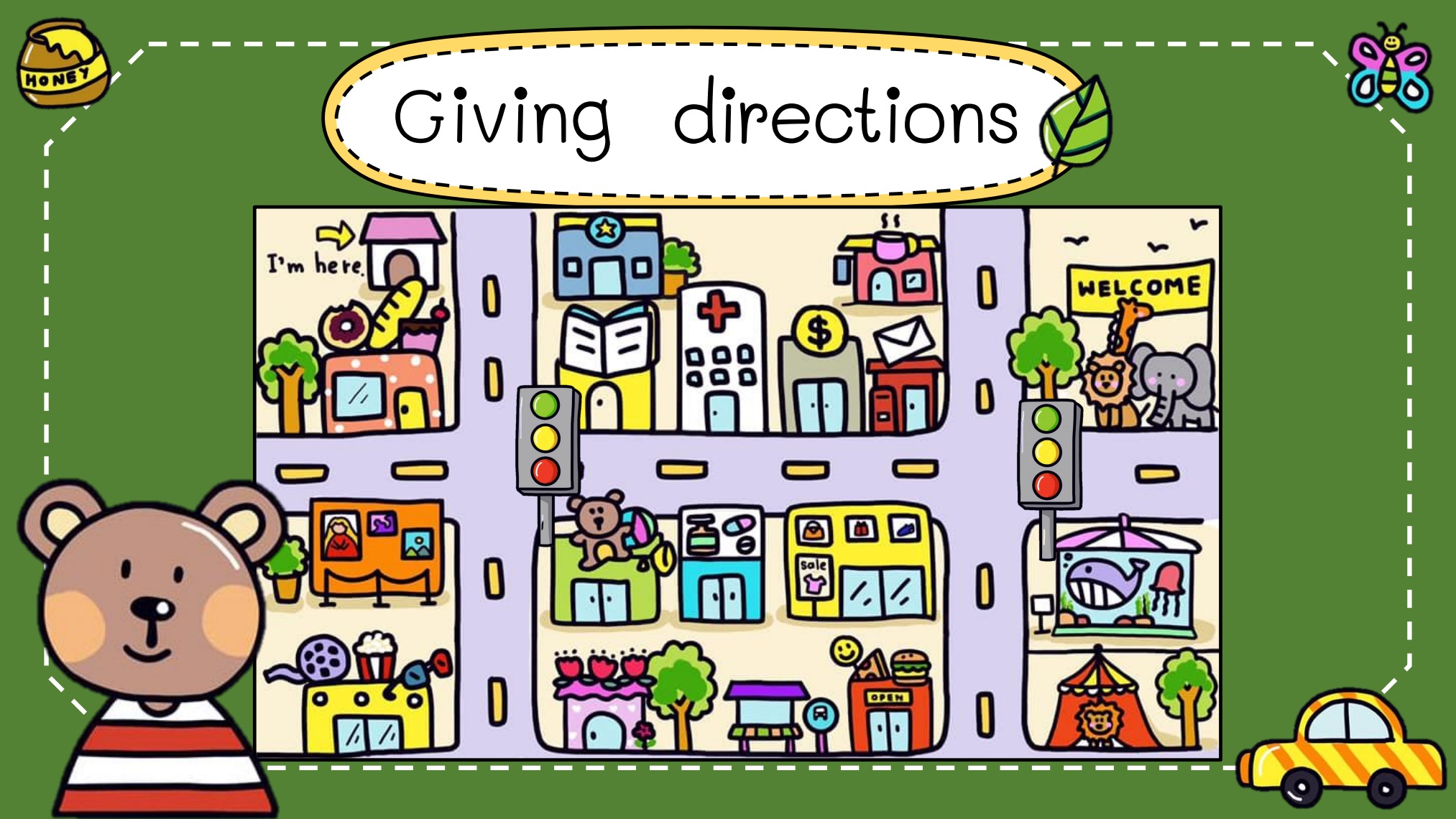 Giving Directions Clipart
