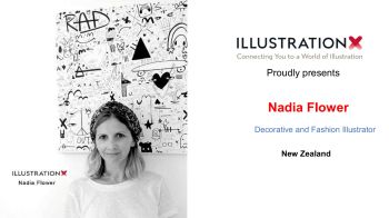Nadia Flower - Decorative and Fashion Illustrator - Illustrationx Flip ...