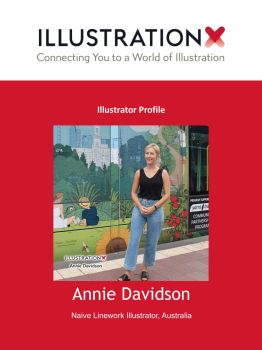 Annie Davidson - Naive Linework Illustrator, Australia - Illustrationx ...