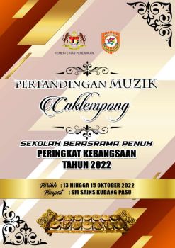buku program Pertandingan Muzik Caklempong SBP 2022 - haryati.arshad ...