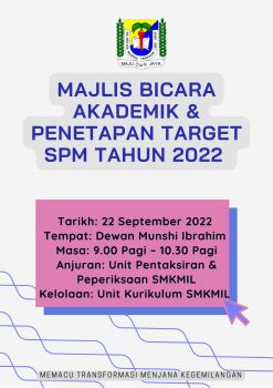 MAJLIS BICARA AKADEMIK & PENETAPAN TARGET SPM 2022 - fazliana1608 Flip ...