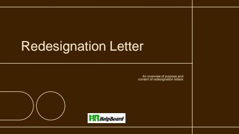 Redesignation Letter Sample - HR Help Board Flip PDF | AnyFlip