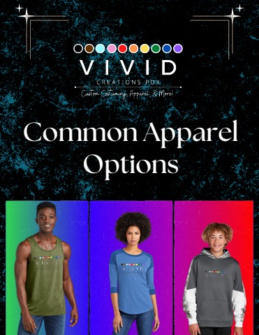 Vivid Creations PDX Common Apparel Items - Vivid Creations Flip PDF ...