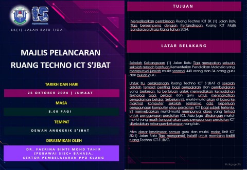 BUKU PROGRAM PERASMIAN TECHNO ICT S'JBAT 2024 - Nadia Hamidi Flip PDF | AnyFlip