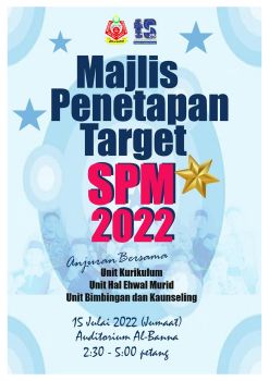 BUKU PROGRAM MAJLIS PENETAPAN TARGET SPM 2022 - BUKU PROGRAM Flip PDF ...