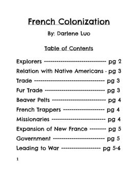 French Colonization & Fur Trade - DARLENE LUO Flip PDF | AnyFlip
