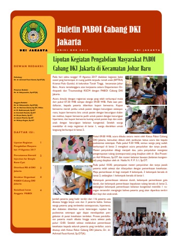 Bulletin PABOI Cabang DKI Jakarta Edisi Des 2017 - Febrila Sucia Flip ...