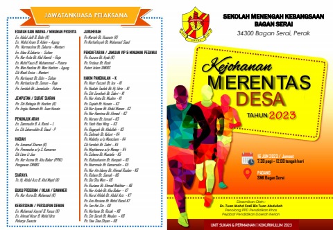 Kejohanan Merentas Desa SMKBS 2023 - Cikgu Azira Flip PDF | AnyFlip