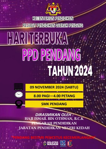 BUKU PROGRAM HARI TERBUKA PPD PENDANG TAHUN 2024