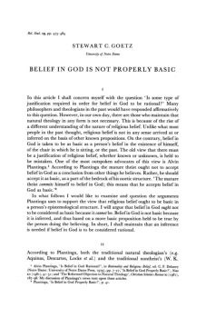 Belief in God Is Not Properly Basic - Common Sense Atheism - Guset User ...