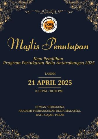 BUKU PROGRAM PENUTUP KEM PEMILIHAN PROGRAM PERTUKARAN BELIA ...