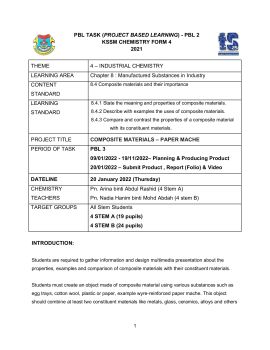 Composite Materials (PBL Task Assigned) - maisarah ghazali Flip PDF | AnyFlip