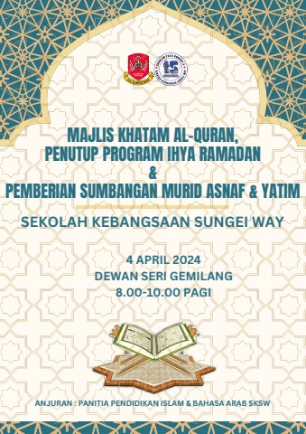 BUKU PROGRAM PENUTUP IHYA RAMADAN, MAJLIS KHATAM AL-QURAN DAN PEMBERIAN ...