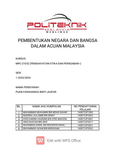 EFOLIO ETIKA (1) - Syed Danish Flip PDF | AnyFlip