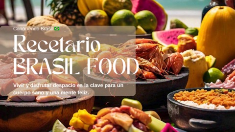 Presentación de recetario moderno con colores marrones oscuros (1)