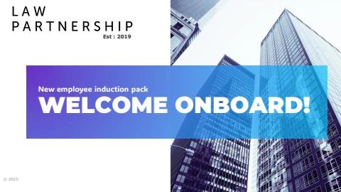 New Joiner Induction - Onboarding Pack