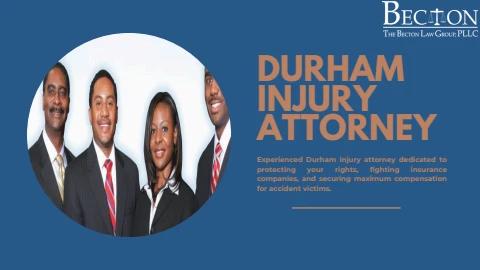 Experienced Durham Injury Attorney for Your Case