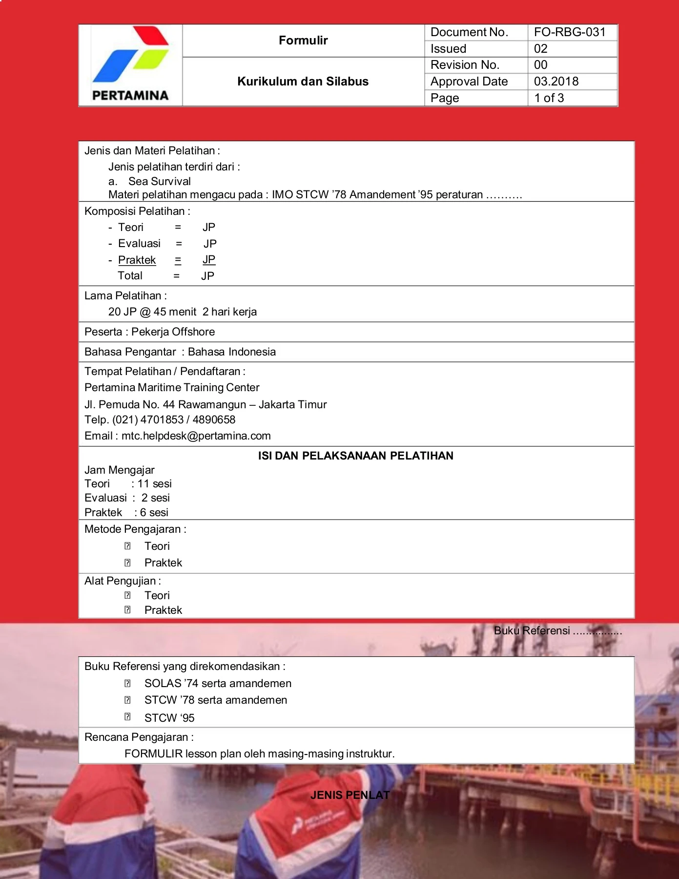 Kursil Basic Sea Survival Course for Offshore