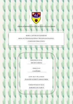 Kerja lapangan geo 2022 assignment (2) - wyisheng0808 Flip PDF | AnyFlip