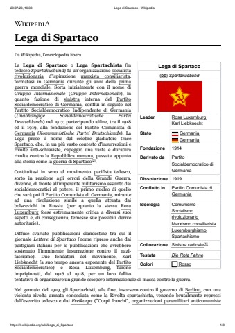 Lega di Spartaco - Wikipedia - goroiamanuci Flip PDF | AnyFlip