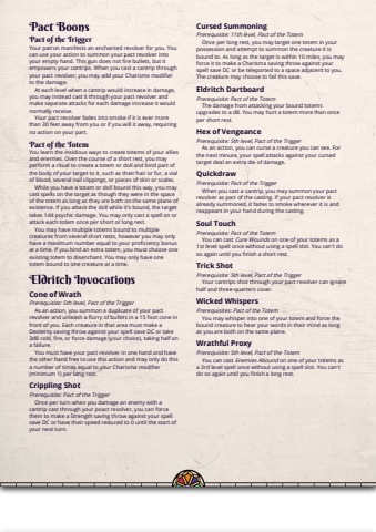 Warlock Pact Boons _ GM Binder - goroiamanuci Flip PDF | AnyFlip