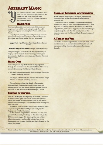 Aberrant Magic _ GM Binder - goroiamanuci Flip PDF | AnyFlip