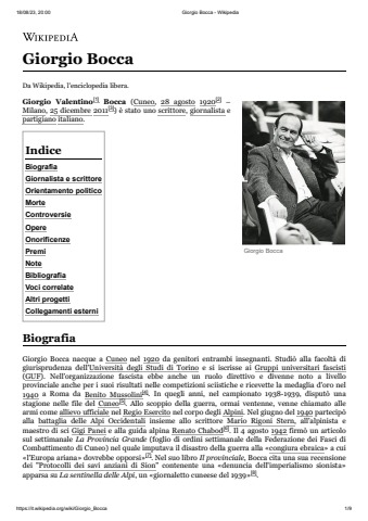 Giorgio Bocca - Wikipedia - goroiamanuci Flip PDF | AnyFlip
