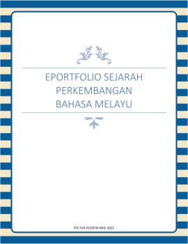 BMMB 1084 E-PORTFOLIO SEJARAH PERKEMBANGAN BAHASA MELAYU - 1423-15-hasnormawaddah Flip PDF | AnyFlip