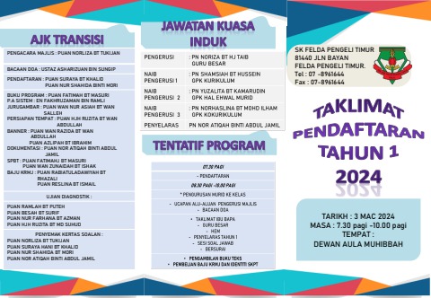 BROSUR PROGRAM TRANSISI TAHUN 1 2024