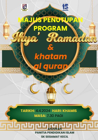 BUKU PROGRAM MAJLIS PENUTUPAN PROGRAM IHYA RAMADHAN DAN KHATAM AL QURAN ...