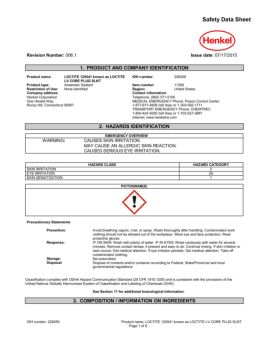 Safety Data Sheet - Henkel - Guset User Flip PDF | AnyFlip