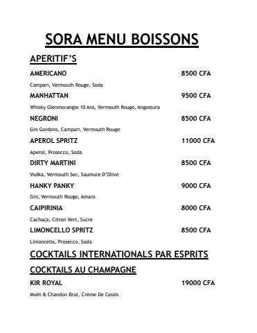 1 SORA BEVERAGE MENU Soft Opening - Mohamad kahil Flip PDF | AnyFlip