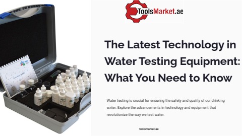 The Latest Technology in Water Testing Equipment: What You Need to Know ...