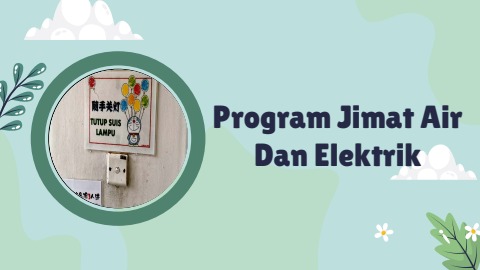 Program Jimat Air Dan Elektrik