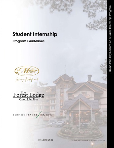 STUDENT INTERNSHIP PROGRAM GUIDE - cjhltraining Flip PDF | AnyFlip