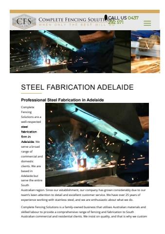Steel Fabrication Adelaide