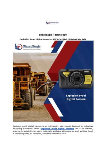 Explosion Proof Digital Camera - ATEX Certified - Intrinsically Safe - mohit.sharpeagle Flip PDF ...