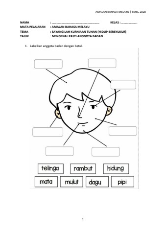 Latihan ABM (Kelas Peralihan) - PKP
