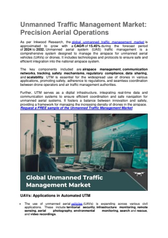 Unmanned Traffic Management Market: Precision Aerial Operations - Amey ...