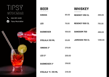 Tipsy Menu - tipsymusicbar Flip PDF | AnyFlip