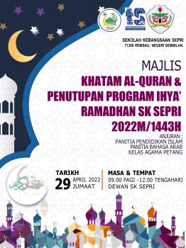 BUKU PROGRAM PELANCARAN IHYA' RAMADHAN SK SEPRI 2022 - norenynordin ...