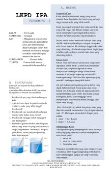 LKPD IPA KELAS VII SEMESTER 1 - novitaviravi | PDF Online | AnyFlip