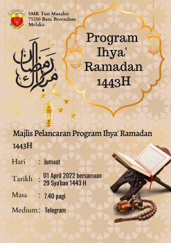 Buku Program Ihya' Ramadan 1443H - g-06013709 Flip PDF | AnyFlip