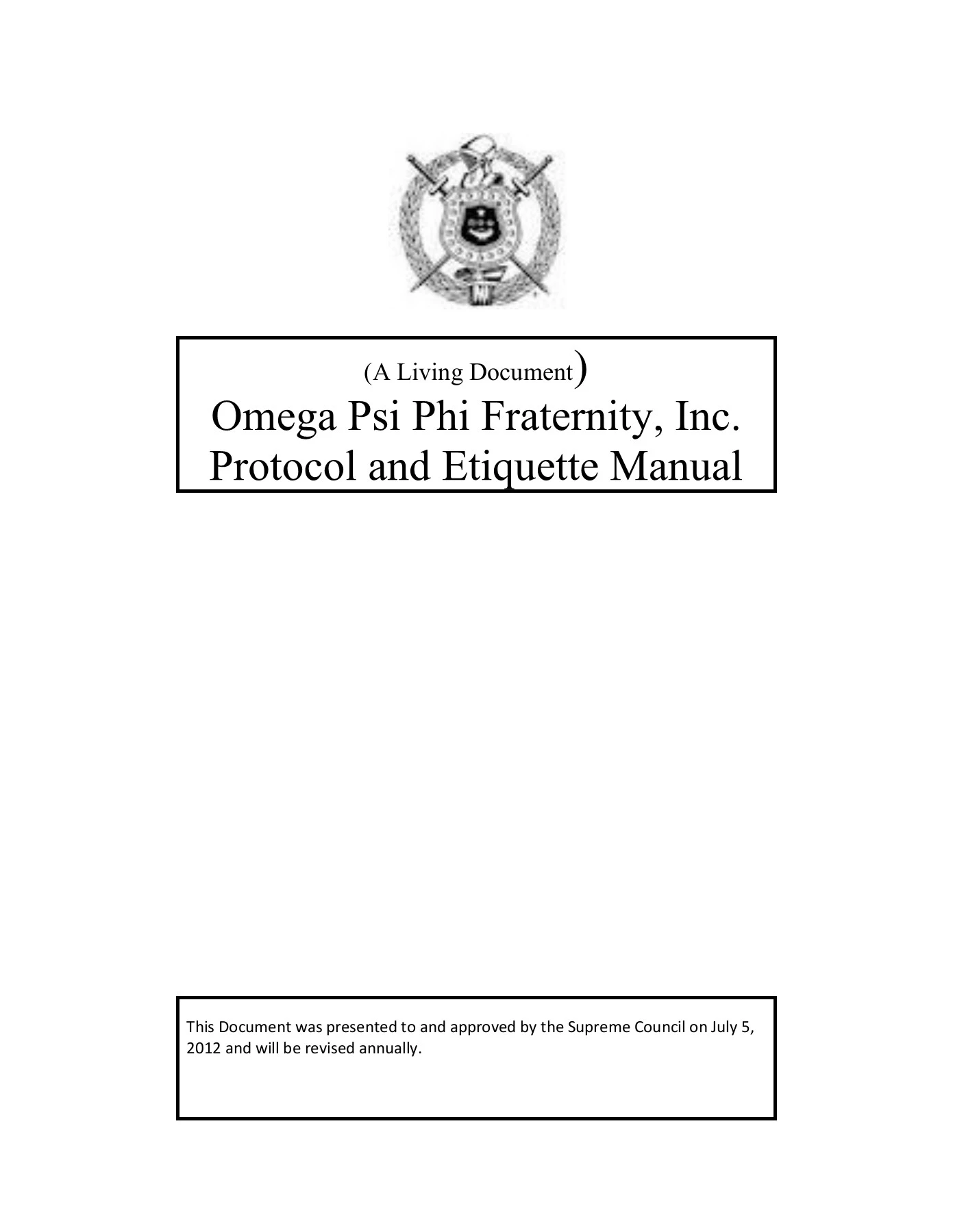 Omega Psi Phi Lamp Manual